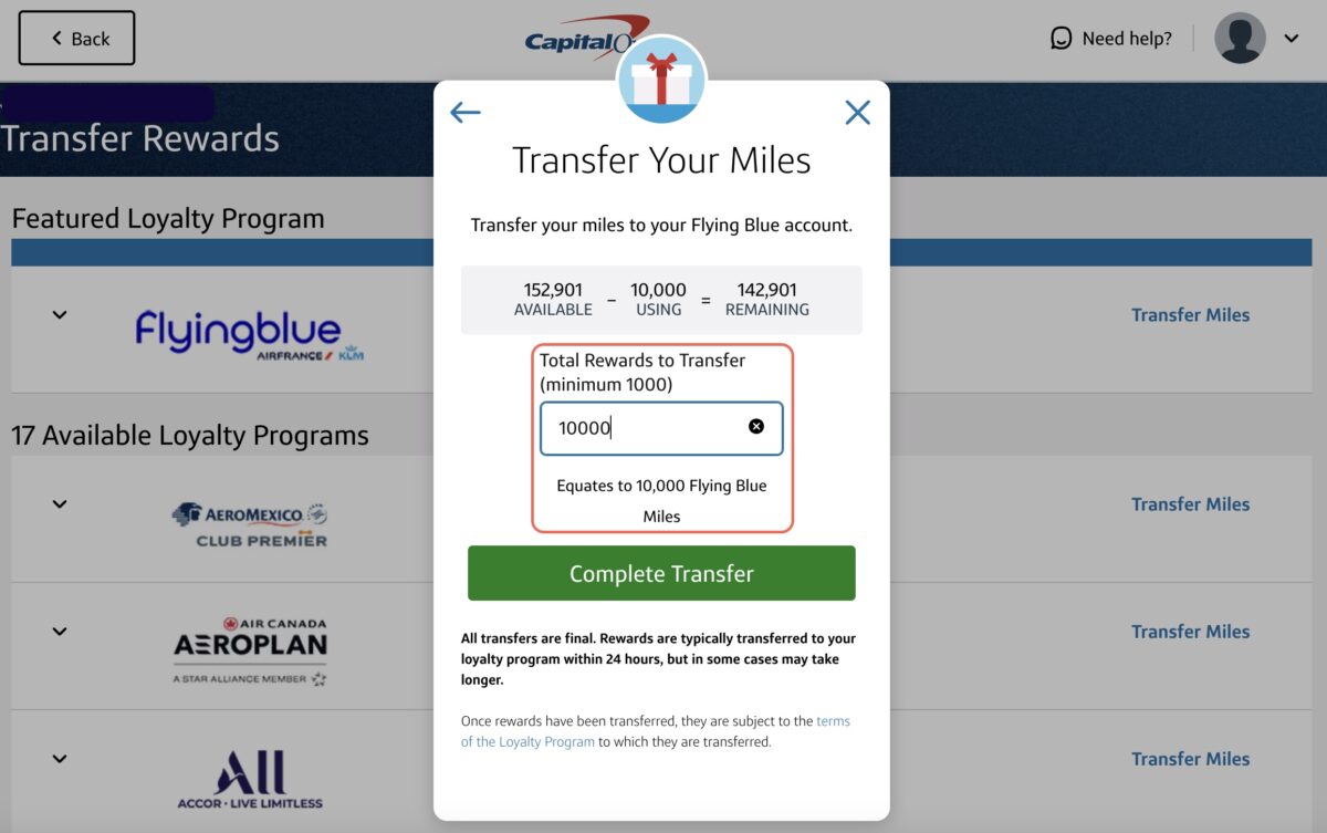 Capital One Miles Transfer Partners: A Complete Guide