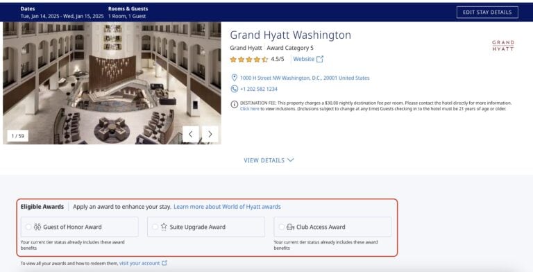 Now Apply Hyatt Suite Upgrade And Club Access Awards Online - The ...