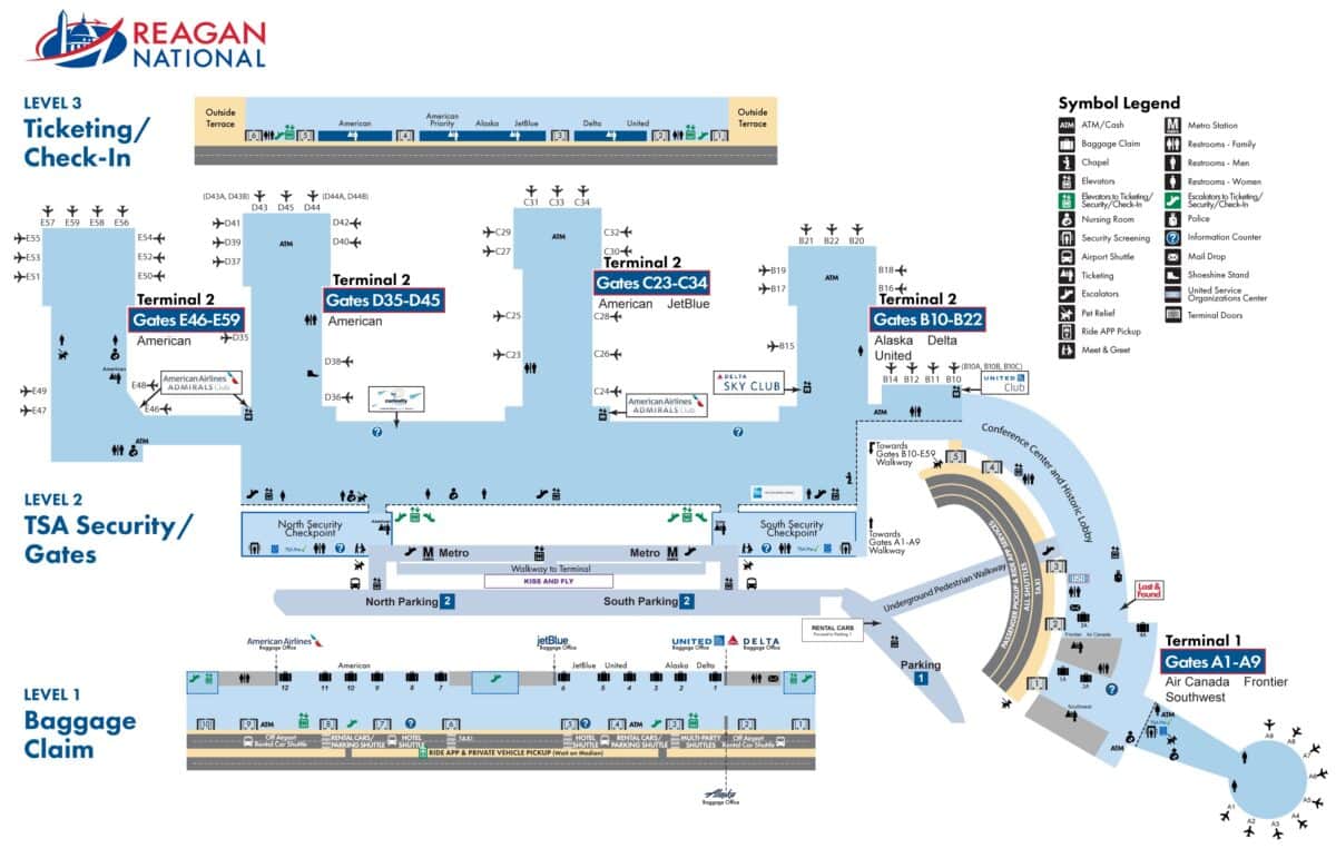 Ronald Reagan Washington National Airport [DCA] - Ultimate Guide