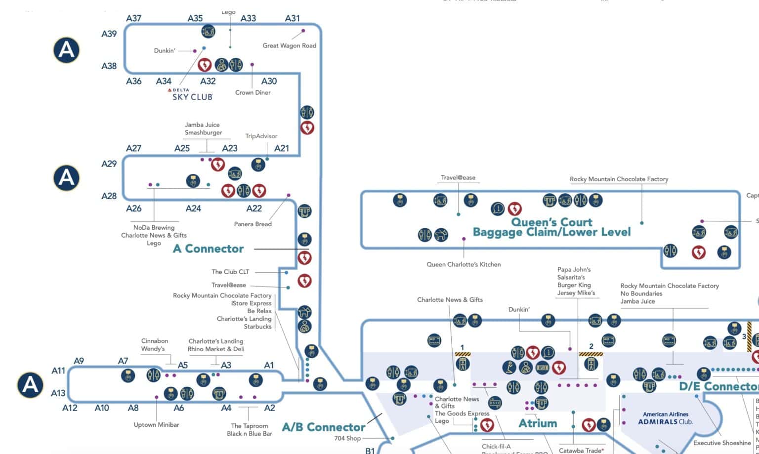 Charlotte Douglas International Airport [CLT] - Ultimate Terminal Guide