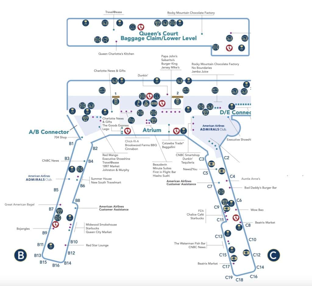 Charlotte Douglas International Airport [CLT] - Ultimate Terminal Guide