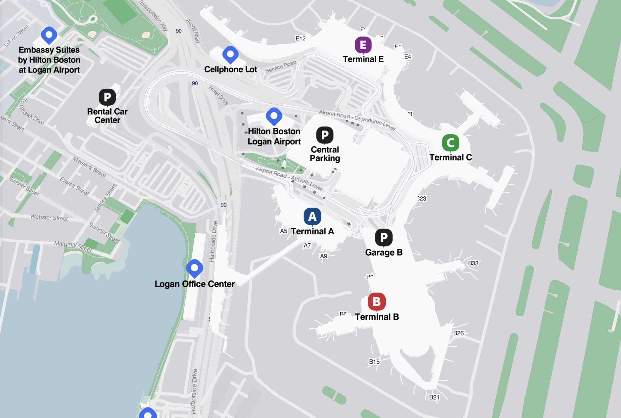 Boston Logan International Airport [BOS] - Ultimate Terminal Guide