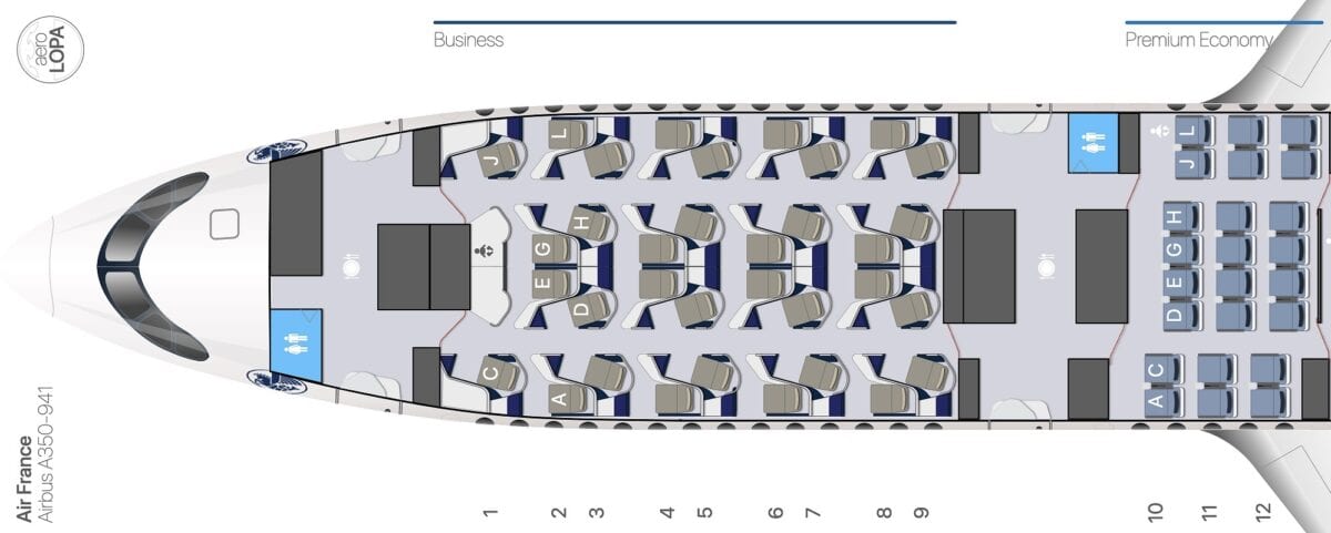Air France A350-900 Business Class Review